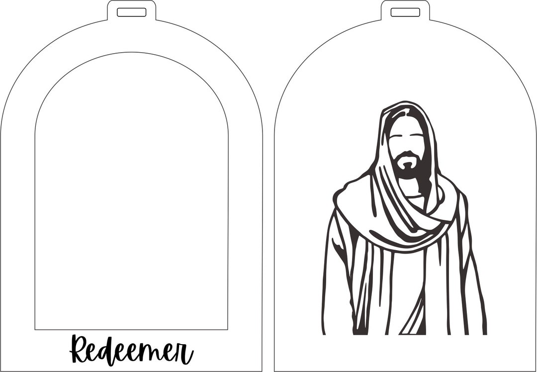 Redeemer Ornament Digital File - Etsy