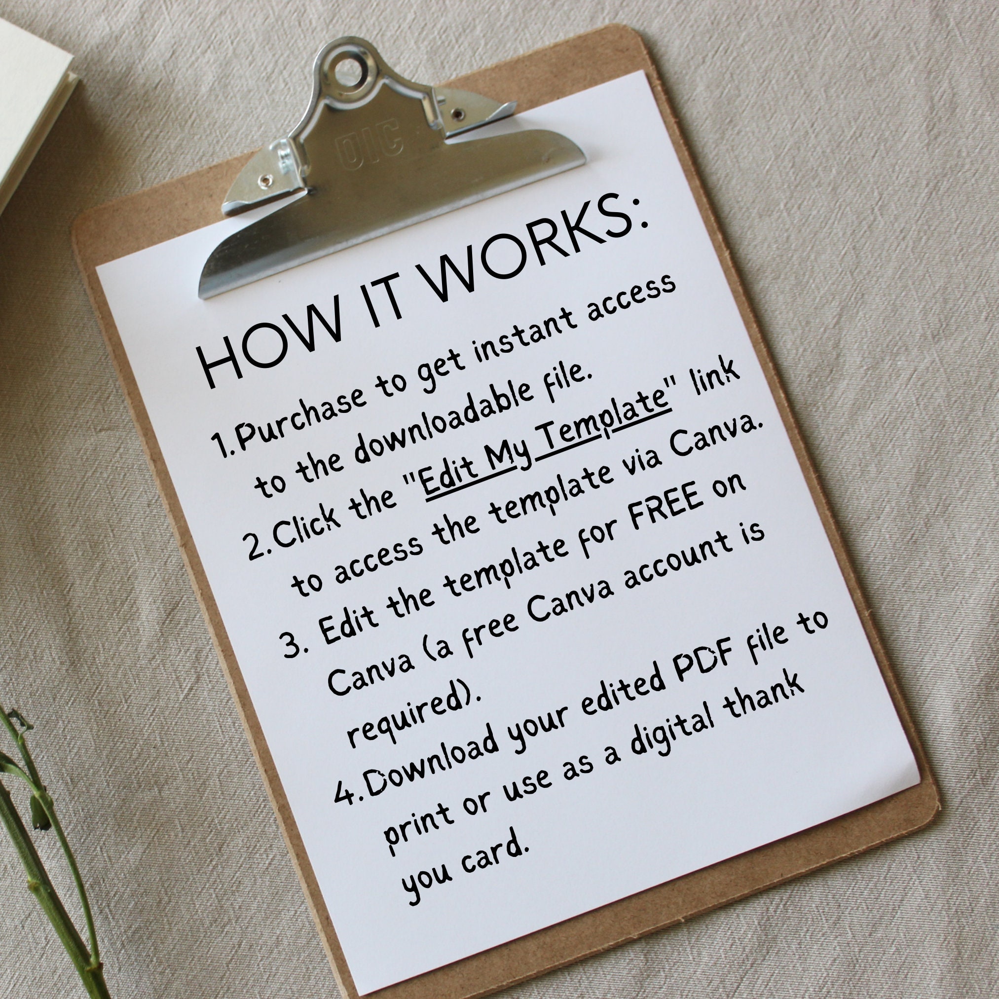 Printable Thank You Card Home Security Small Business Template Editable ...
