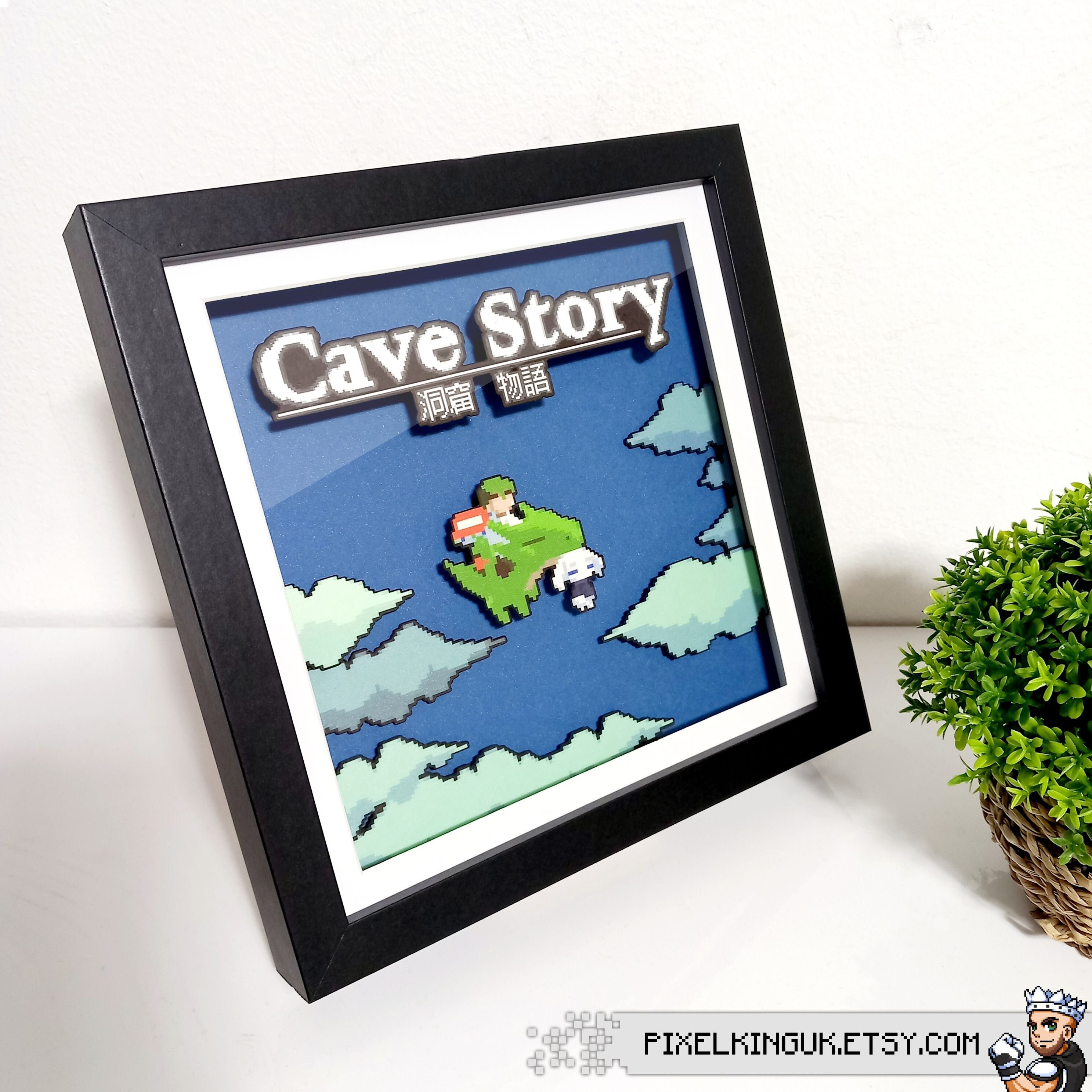 Cave Story Shadow Pixel Box Art - Etsy