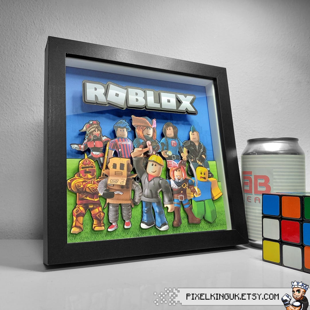 Roblox Shadow Box Art 3D Layered Handmade - Etsy Canada