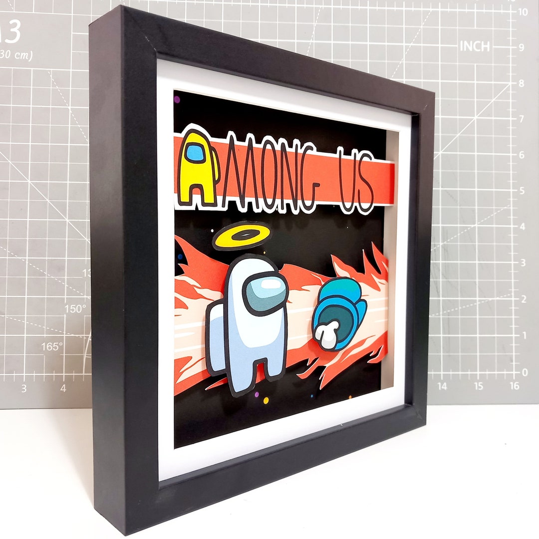 Among Us Shadow Box Art Handmade Pixel Art - Etsy