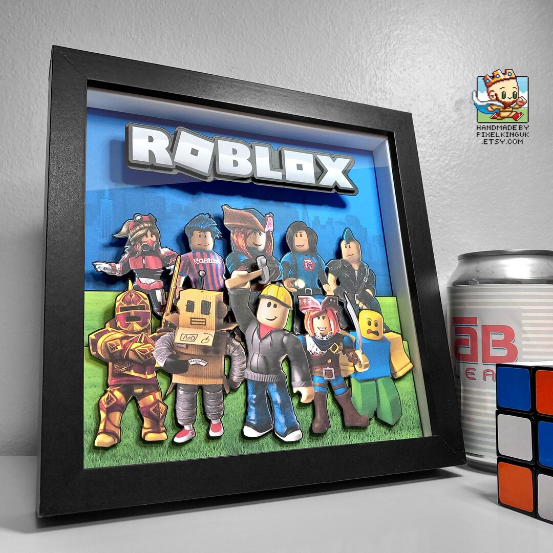 Roblox Shadow Box - Handmade - 3D Layered - Framed - Etsy