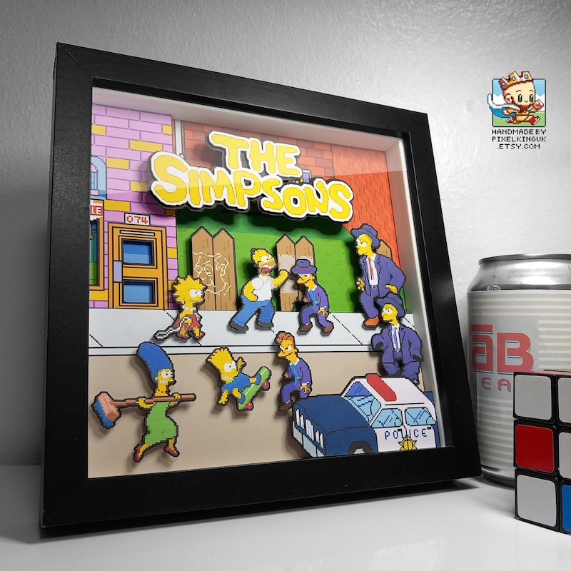 Simpson Pixel Art - Etsy