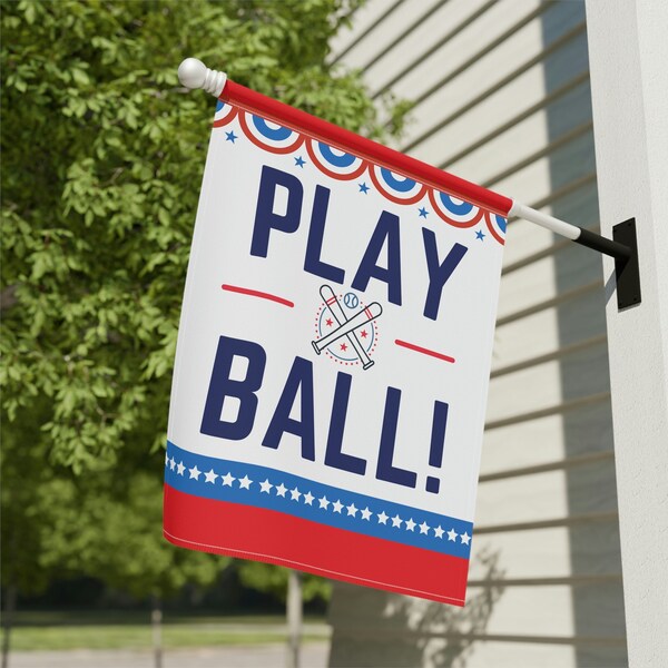 Baseball Garden Flag - Etsy