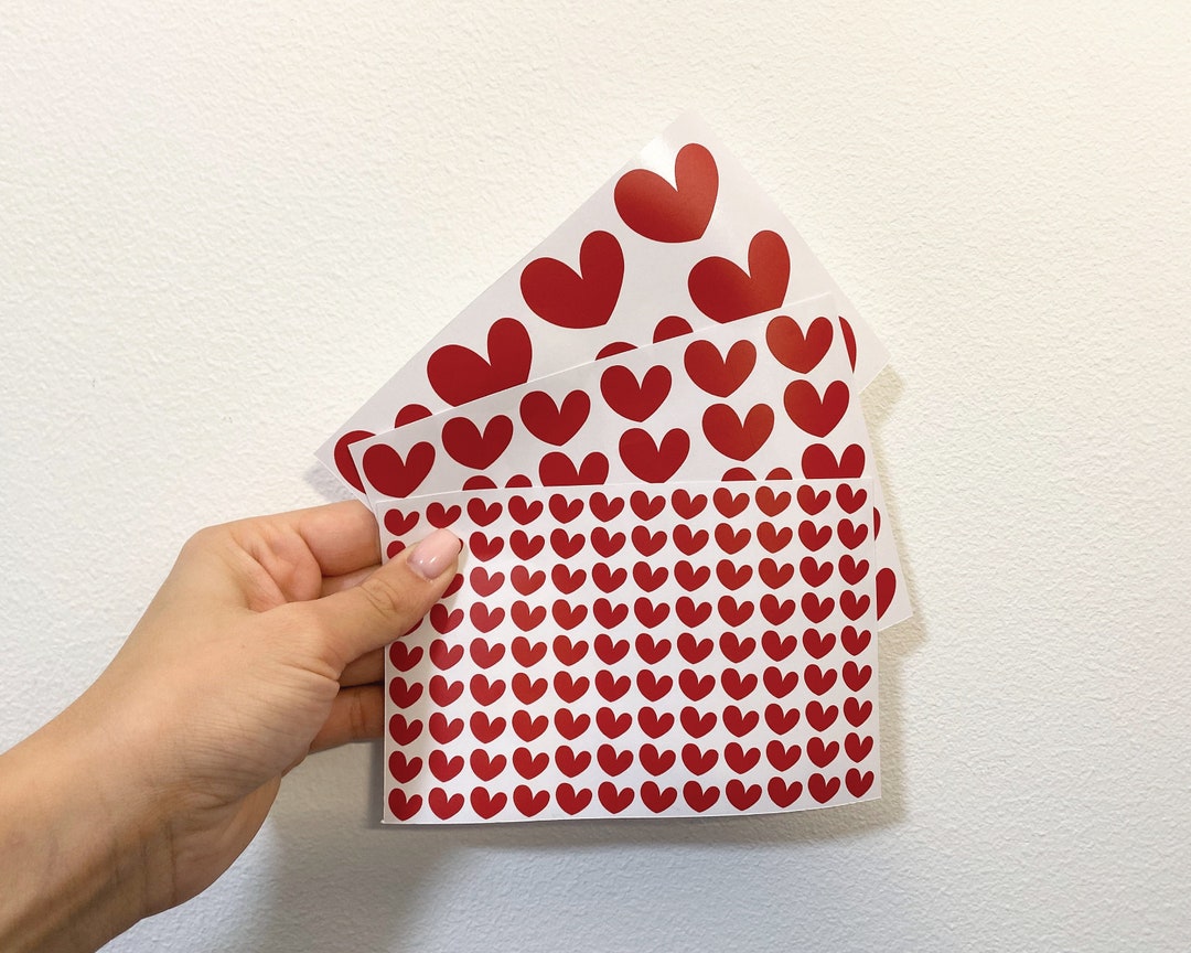 Heart Decals, Heart Vinyl Decals, Heart Stickers Bundle, Vinyl Stickers ...