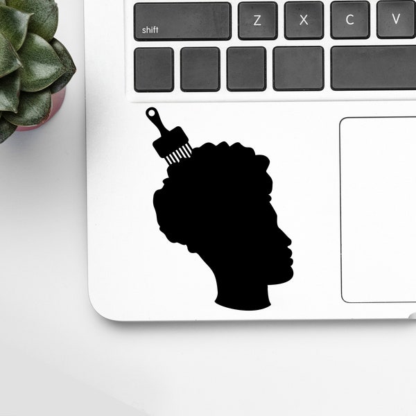 Afro Decal - Etsy