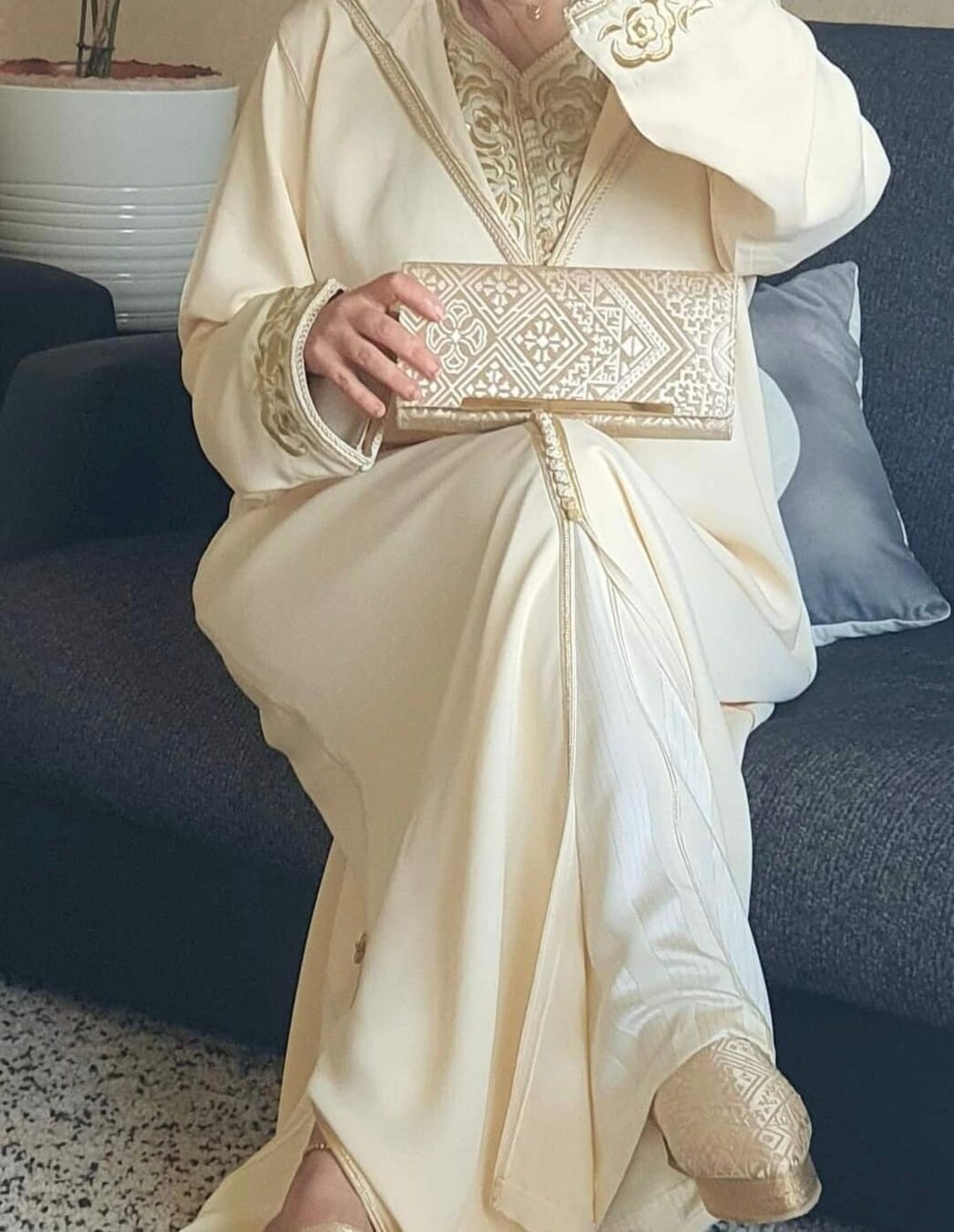 Moroccan Jellaba Forbride New Design2024, Embroidered Djellaba,2pieces ...
