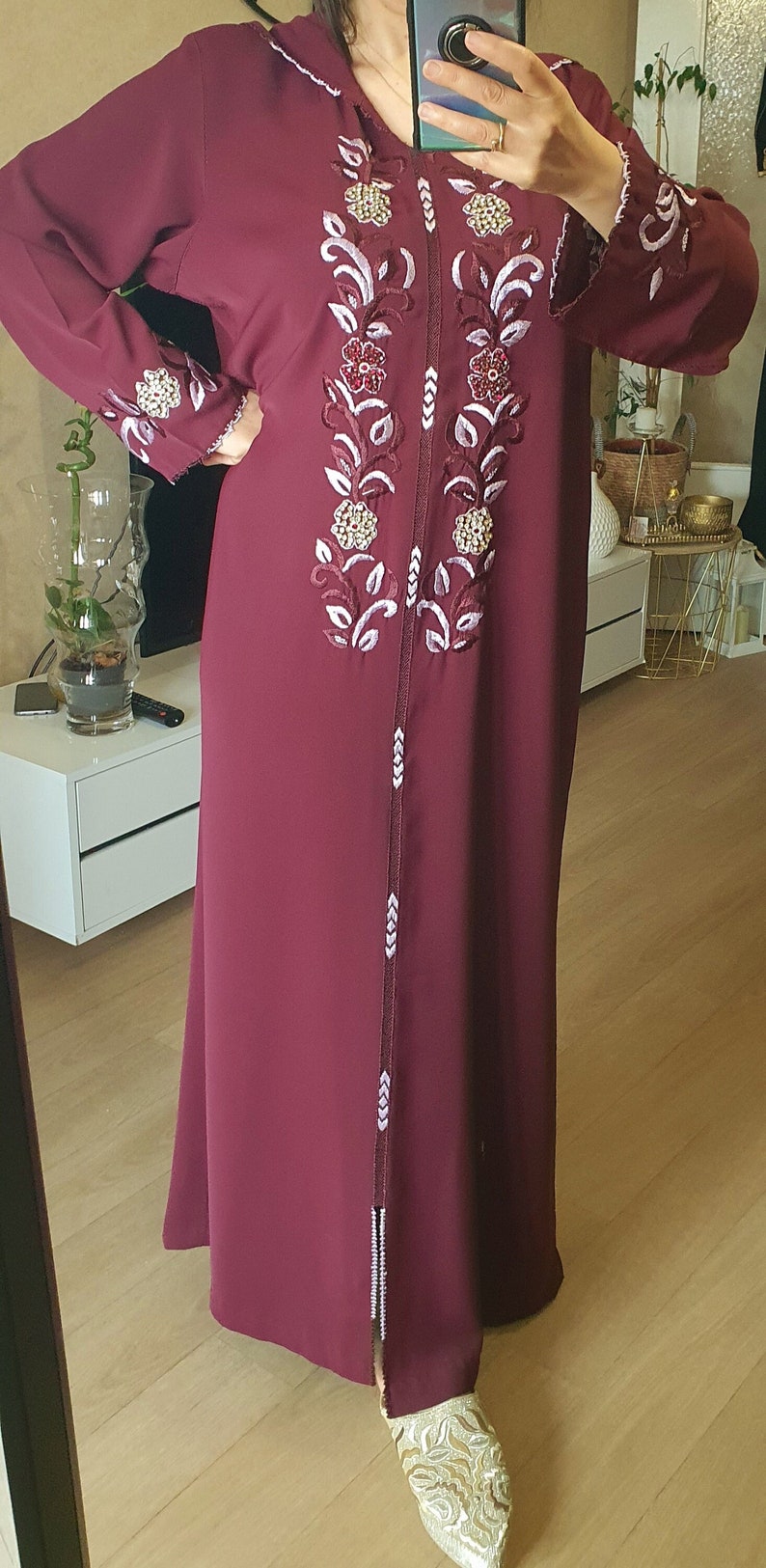 Moroccan Djellaba, 100% Handmade Jellaba, Djellaba Randa, Outfit for ...