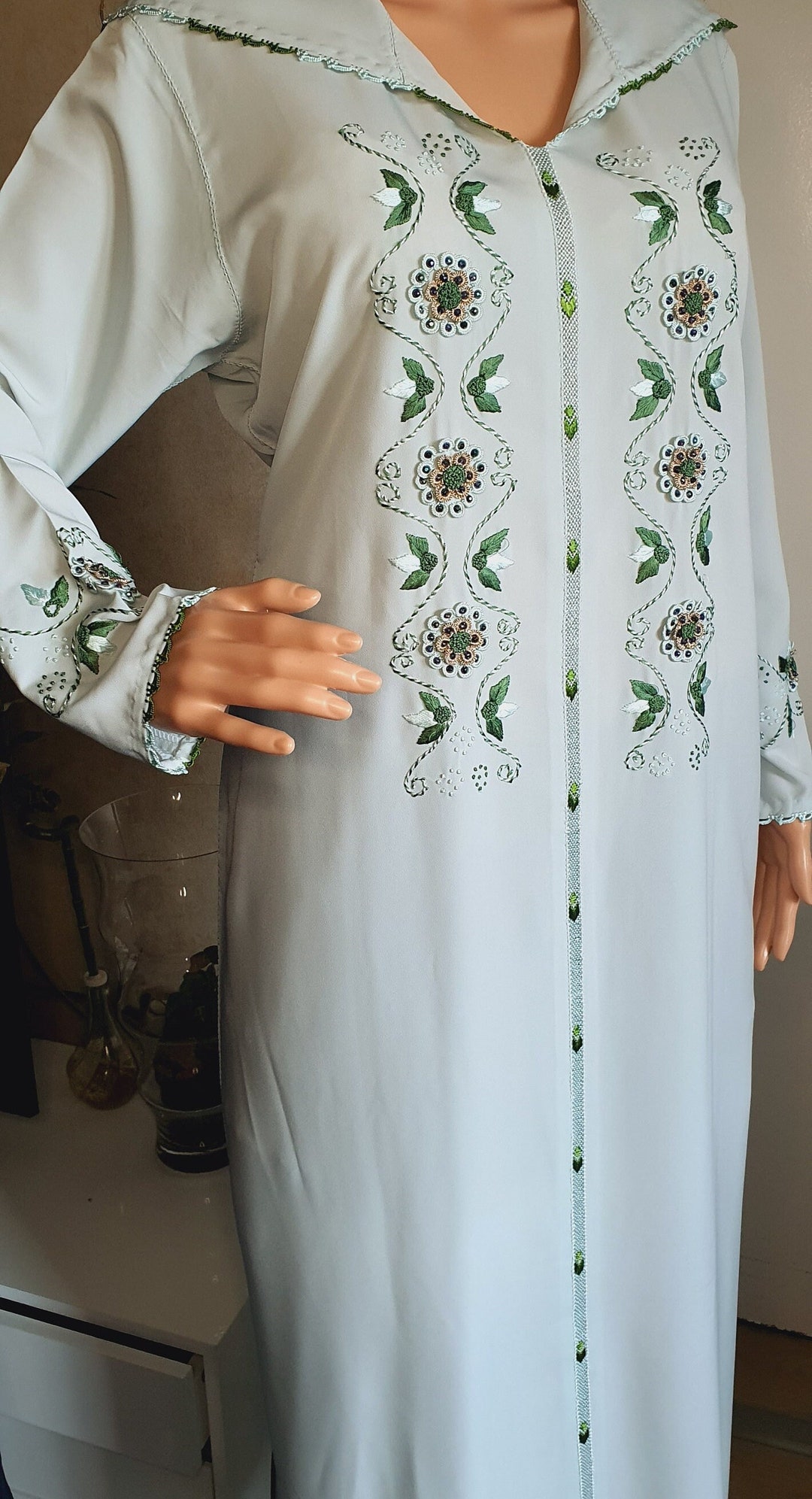 Moroccan Djellaba, 100% Handmade Jellaba, Djellaba Randa, Outfit for ...