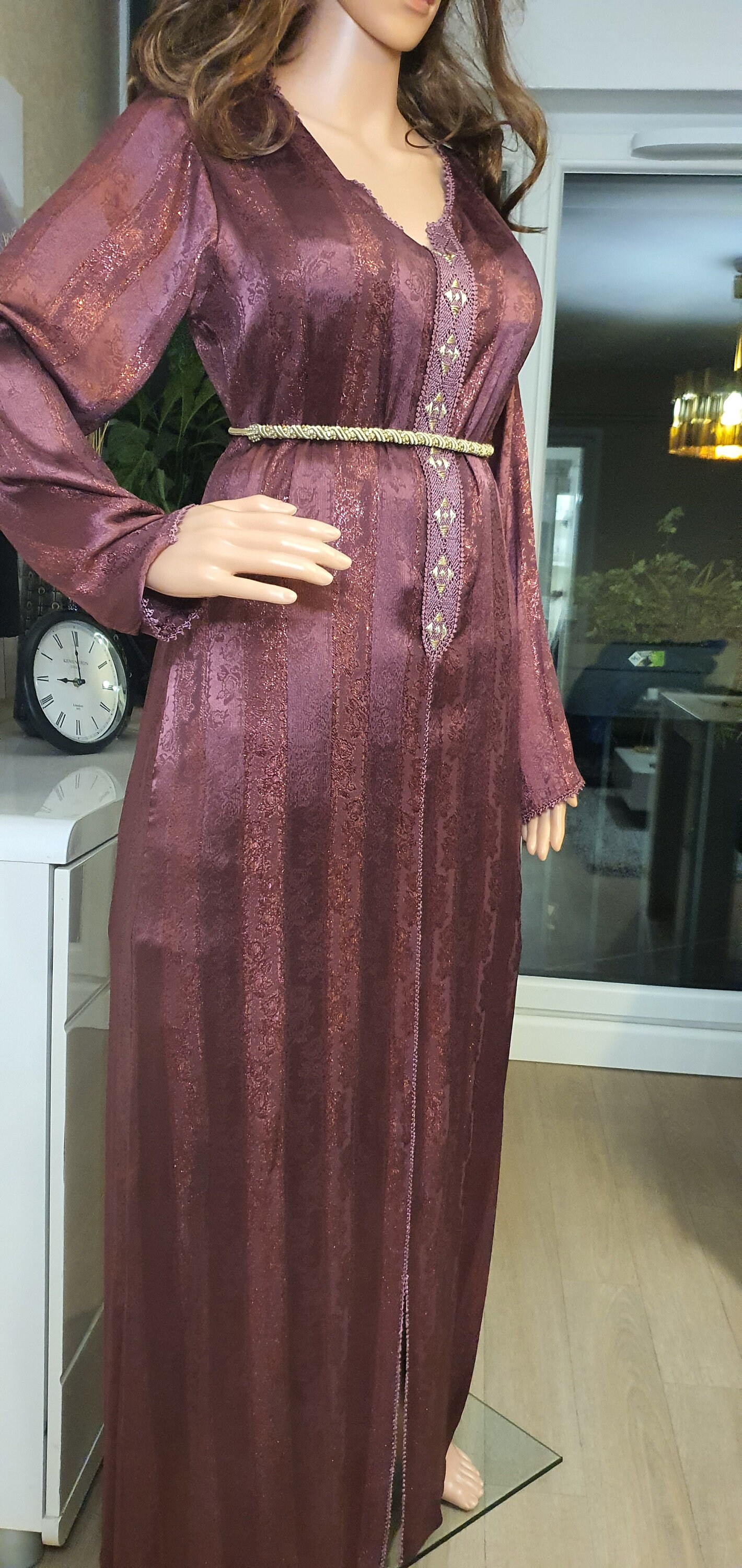 Moroccan Caftan in Jawhara, Caftan Randa, Traditional Outfit With Small ...