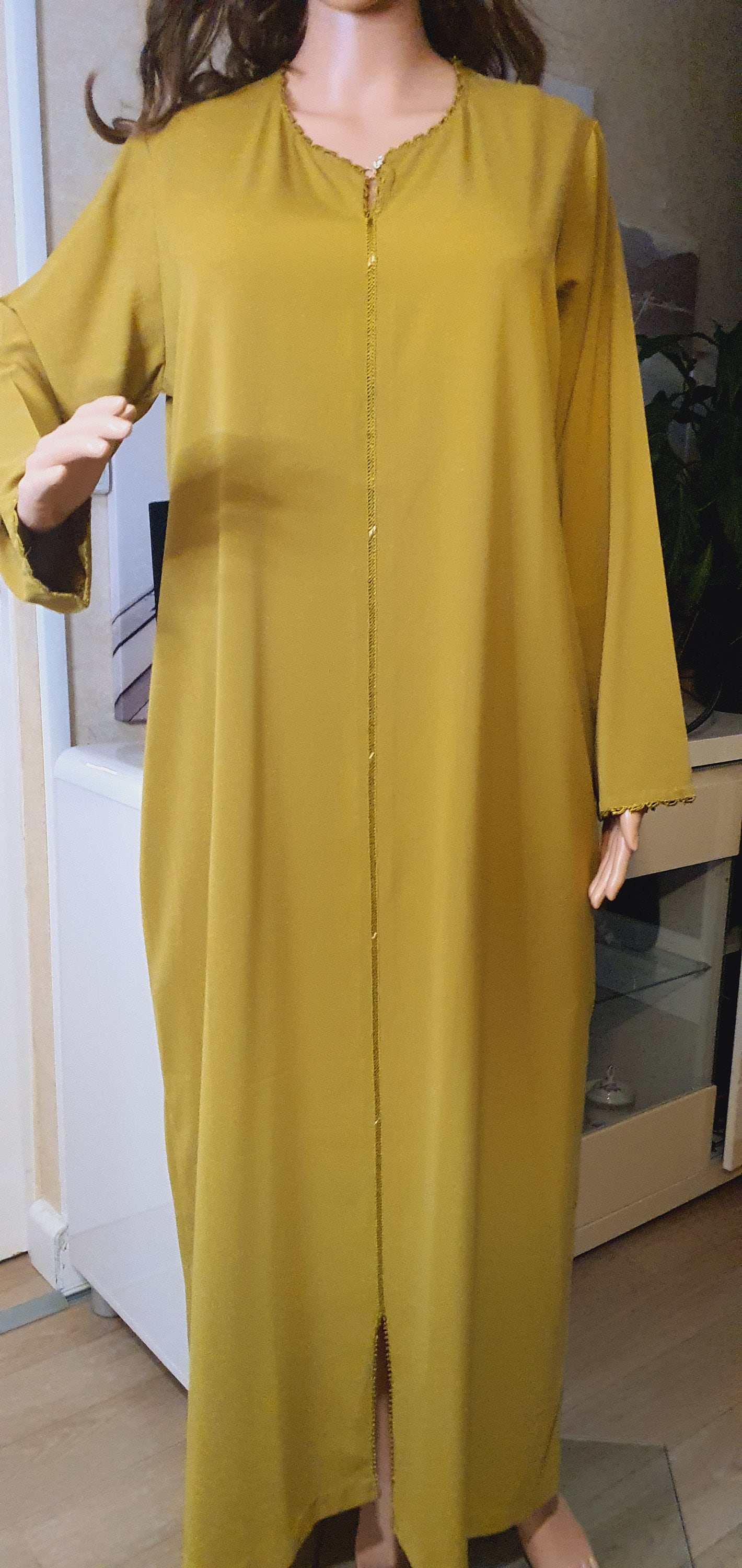 Moroccan Djellaba Two Pieces Biker Color, Djellaba Randa, Jellaba ...