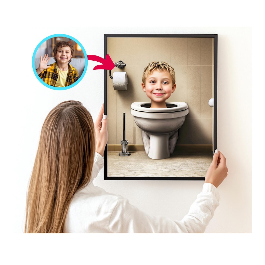 Skibidi Toilet Wall Art,custom Skibidi Toilet Portrait, Best Gift Idea ...