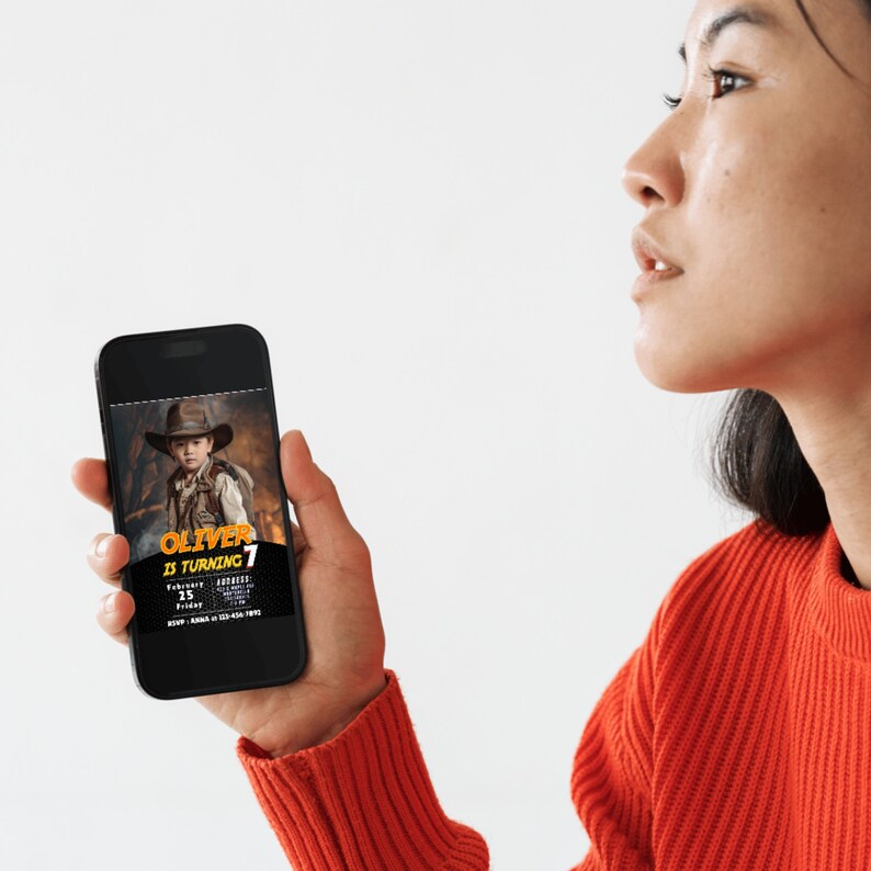 Custom Indiana Personalized With Photo Birthday Invitation Indiana ...