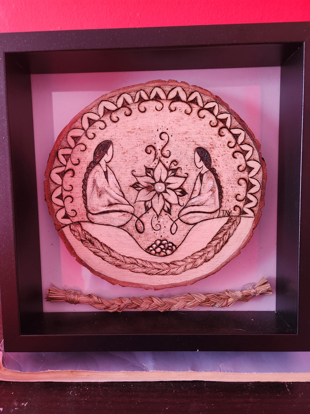 Mi'kmaq Wood Burning Art - Etsy