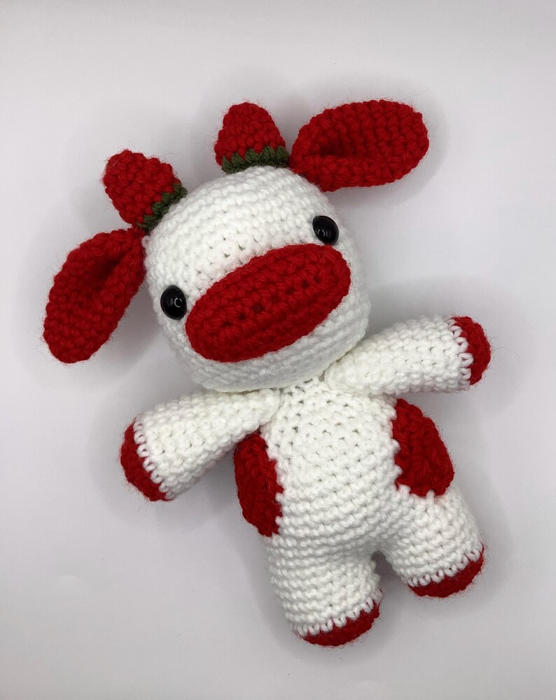 Crochet Strawberry Cow Pattern - Etsy