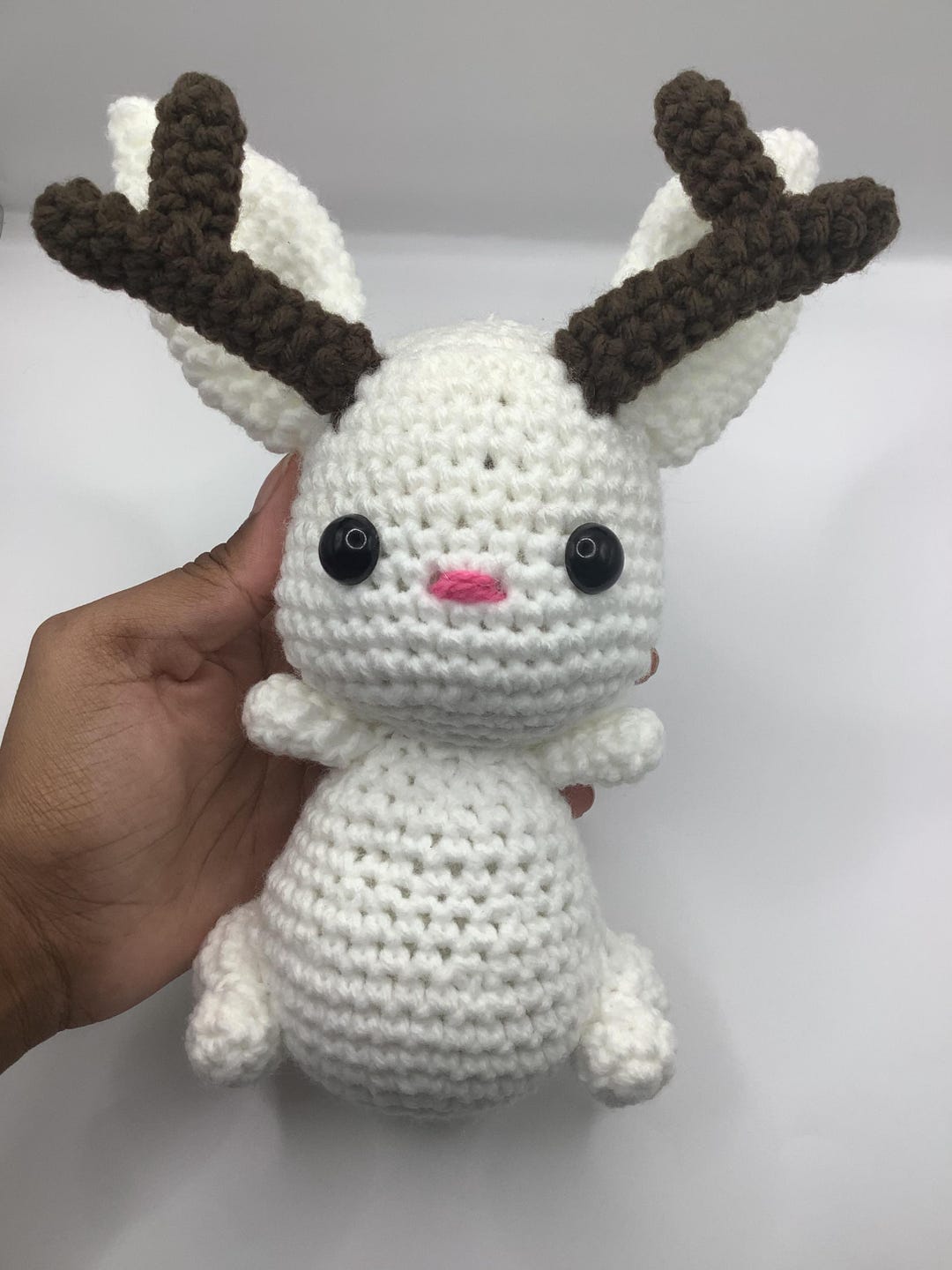 Cute! Adorable! Crocheted Jackalope - Etsy