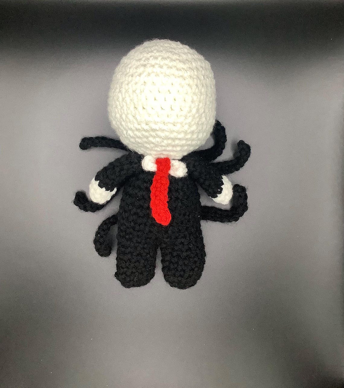 Adorable Crochet Slenderman - Etsy