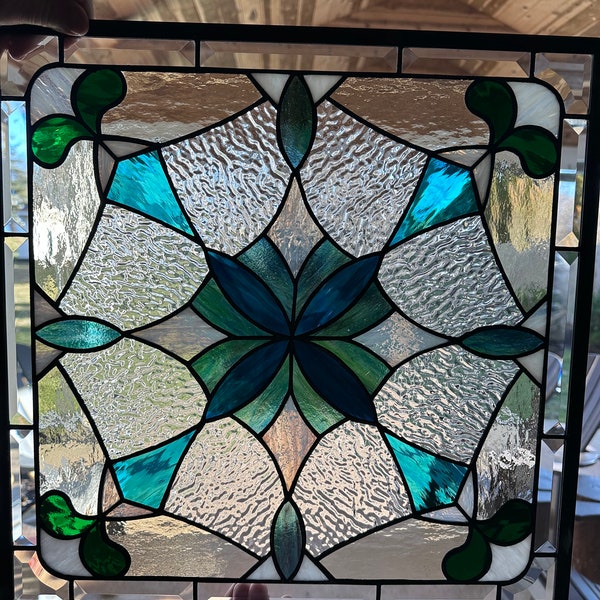 Large Stained Glass Panel - Etsy