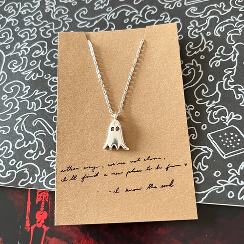 Phoebe Bridgers Ghost Necklace - Etsy