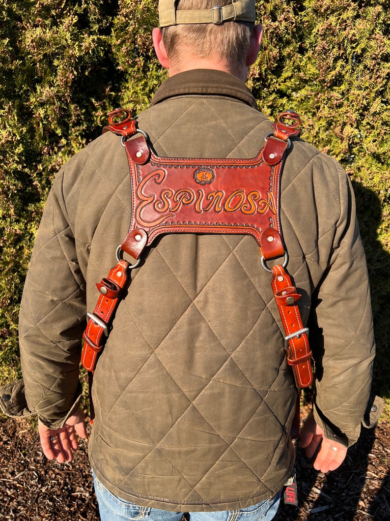 Custom Leather Radio Holster / Leather Radio Harness - Etsy