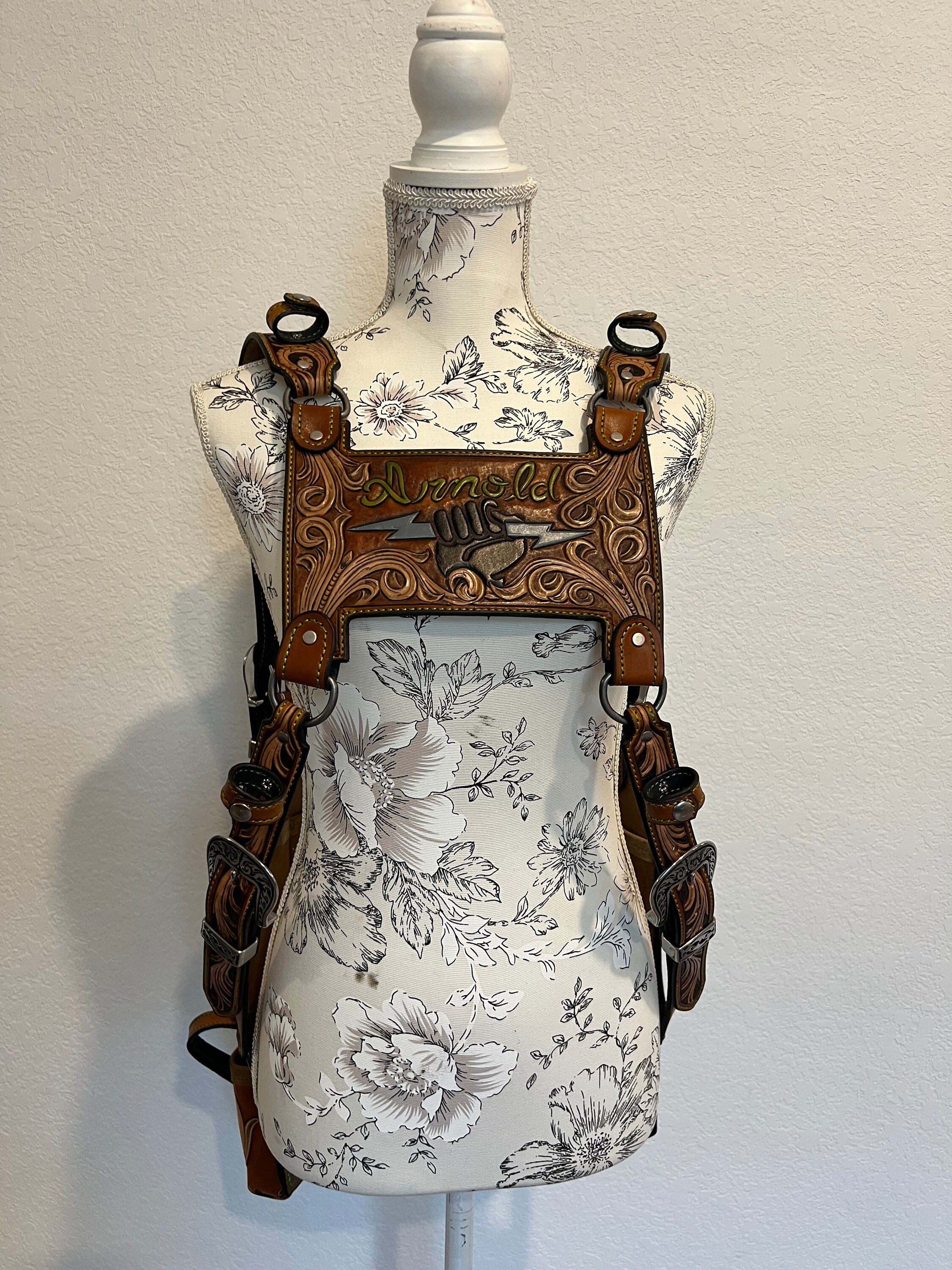 Custom Leather Radio Holster / Leather Radio Harness - Etsy