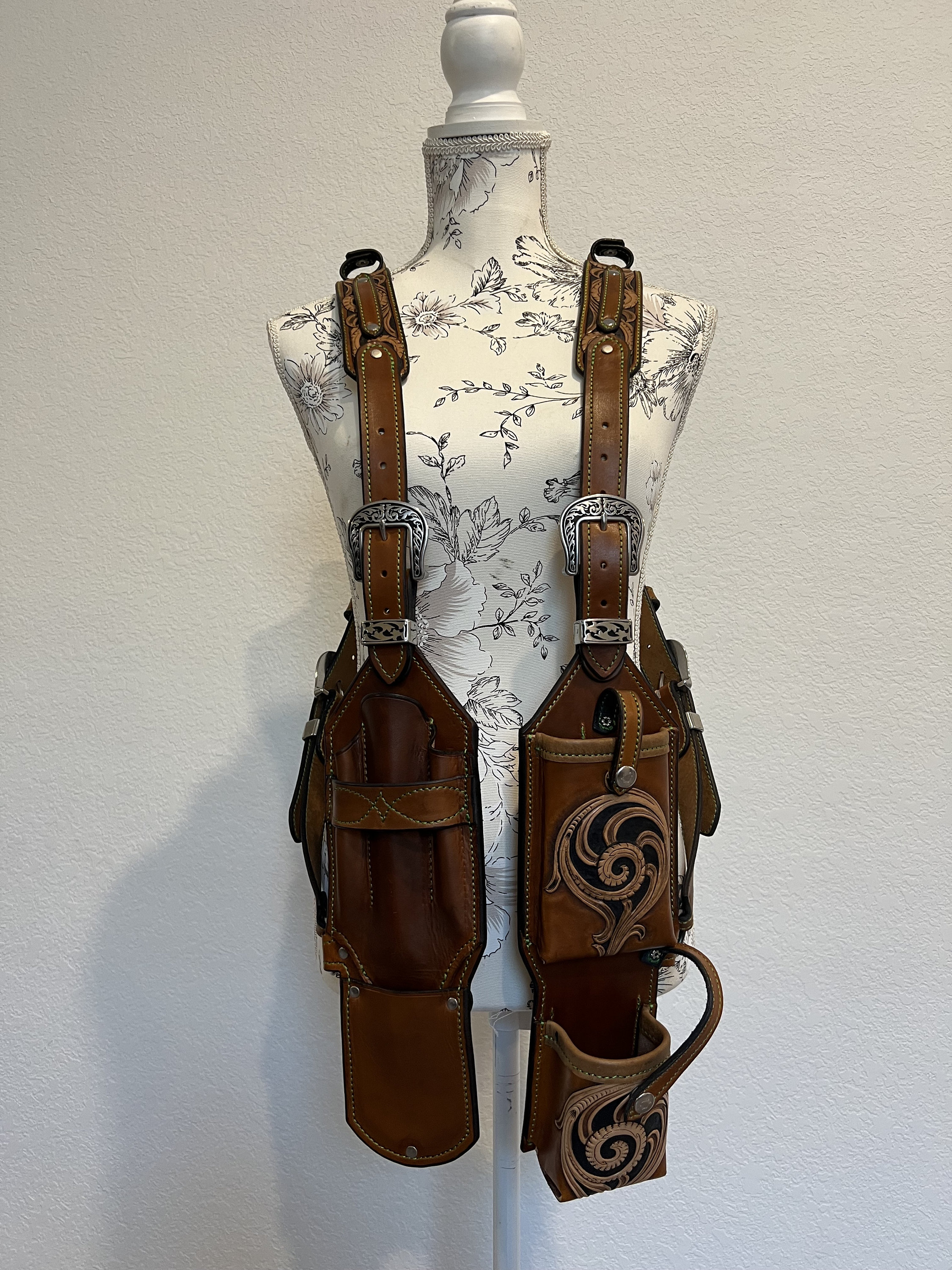 Custom Leather Radio Holster / Leather Radio Harness - Etsy