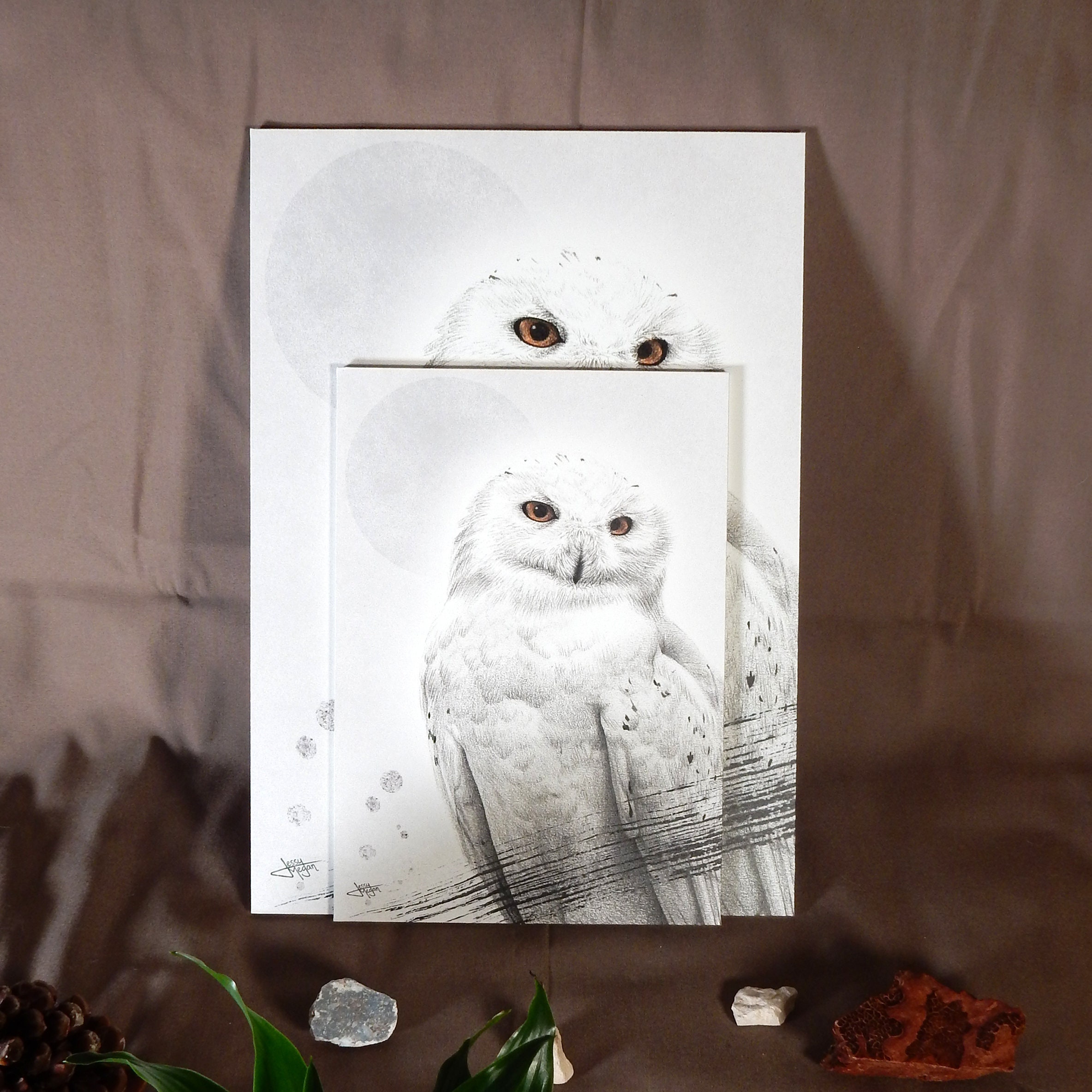 Hawk Painting A4 and A3 Plume Cardboard - Etsy