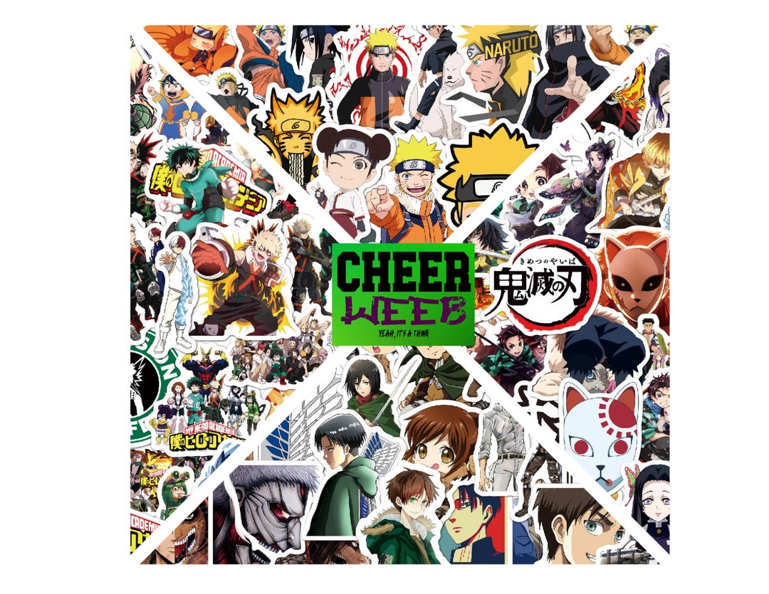20 Anime Stickers Set 1 - Etsy