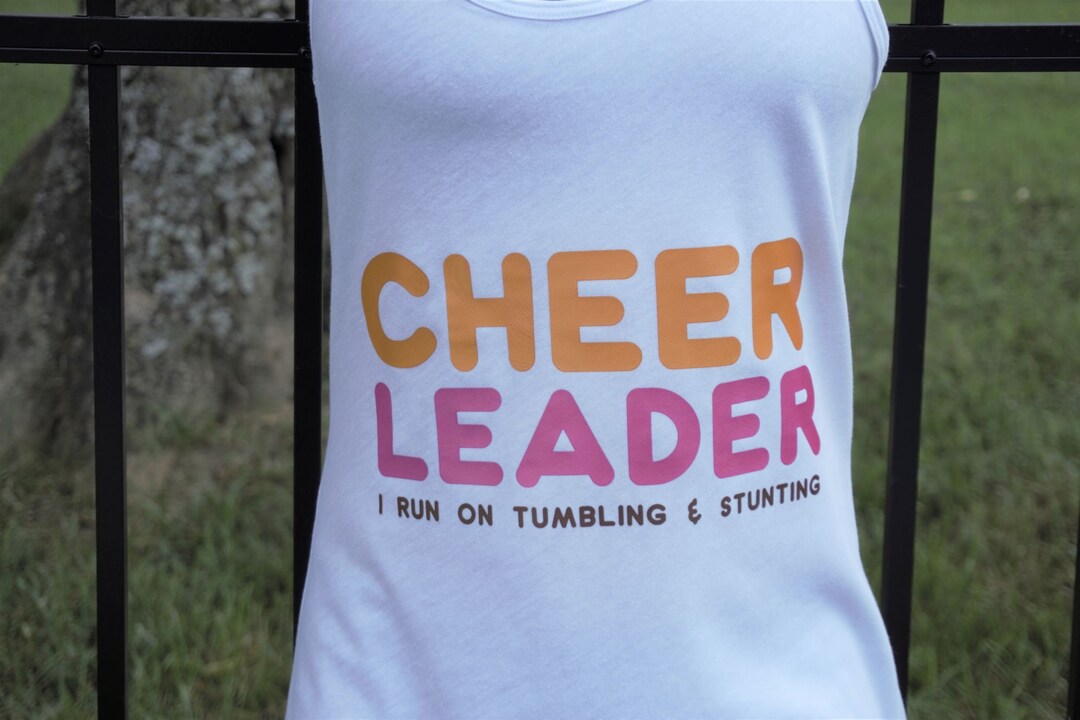 Dunkin Inspired Cheer Leader Transfer - Etsy