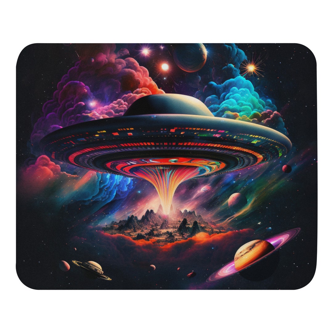 They're Here UFO Aliens Mouse Pad - Etsy