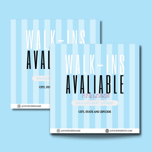 Walk Ins Welcome - Etsy