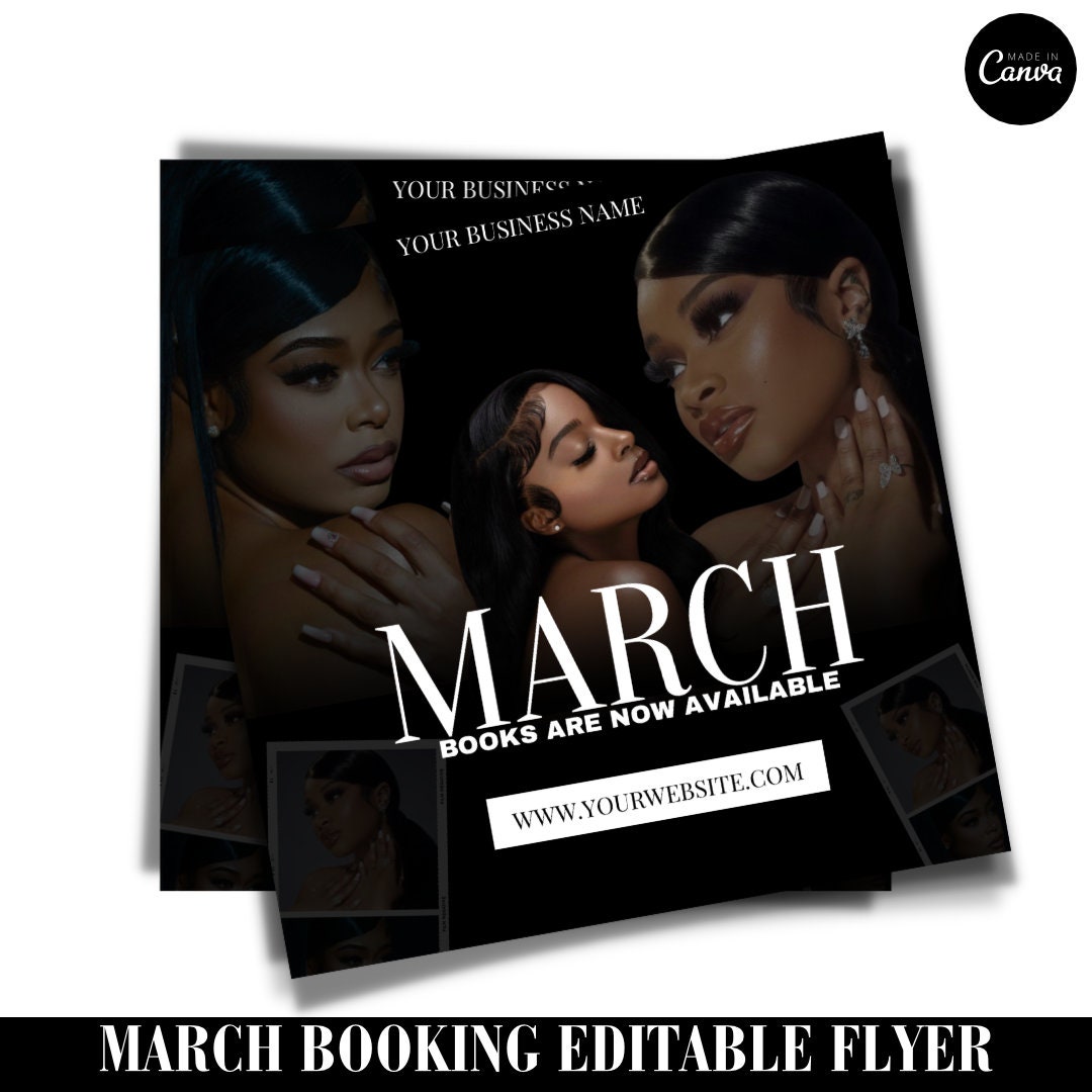 March Booking Flyer, March Flyer, March Madness Flyer, March Books ...