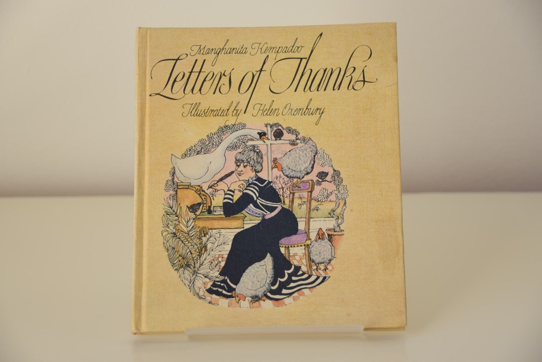 Vintage 'letters of Thanks' Book, Helen Oxenbury Illustrations, 1970 ...