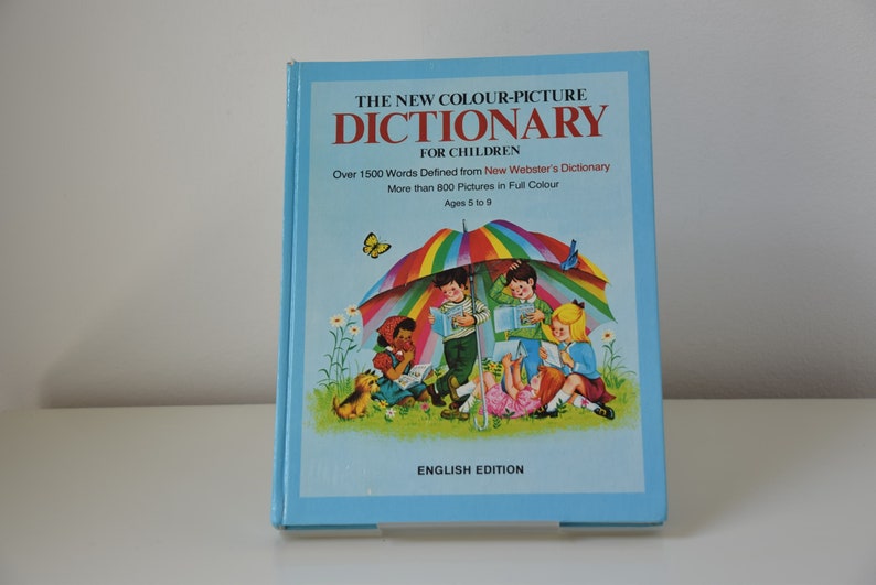 Vintage, the New Colour-picture Dictionary for Children by Archie ...