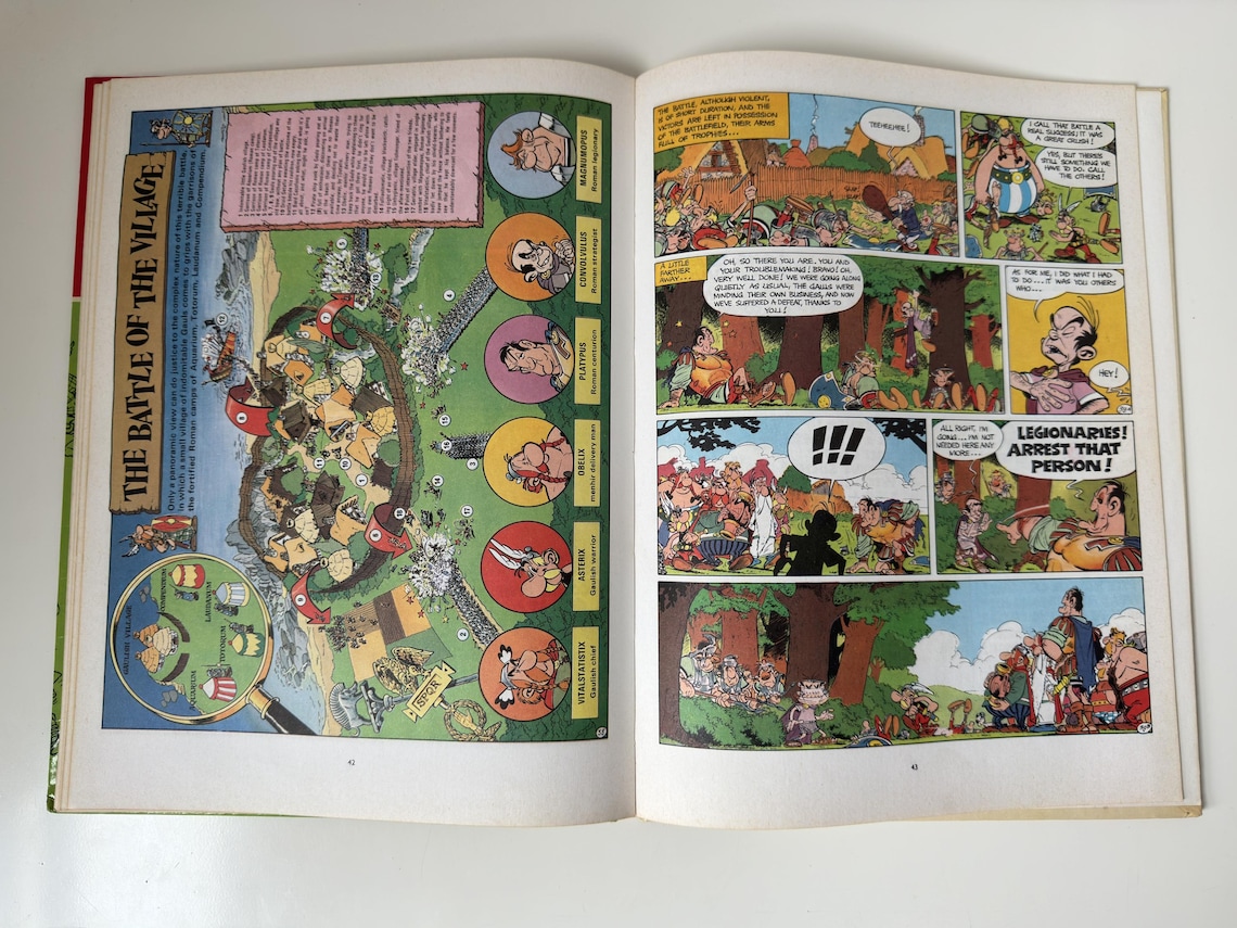 Asterix and the Roman Agent, First UK Edition, 1972 Hardcover - Etsy