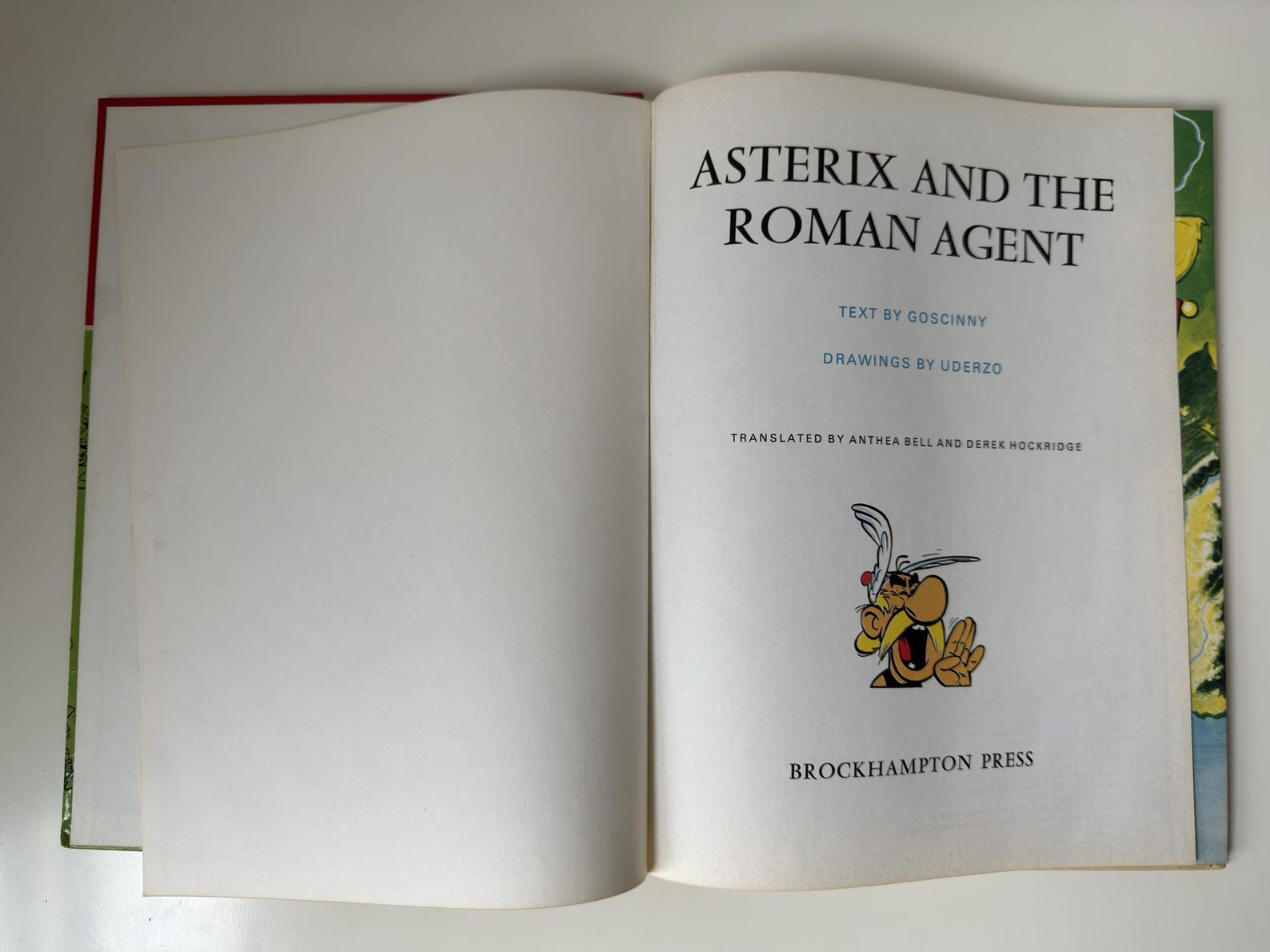 Asterix and the Roman Agent, First UK Edition, 1972 Hardcover - Etsy
