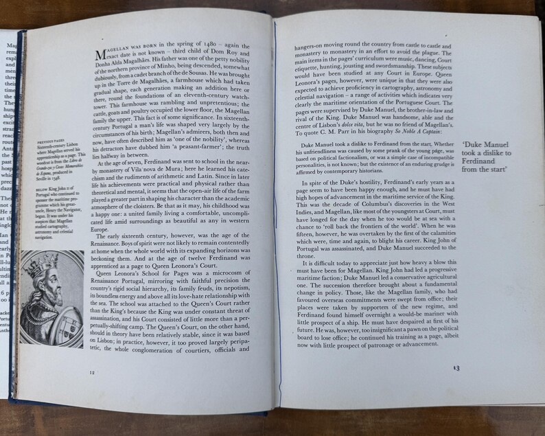 Magellan's Circumnavigation, 1974 Hardcover Book, History of ...