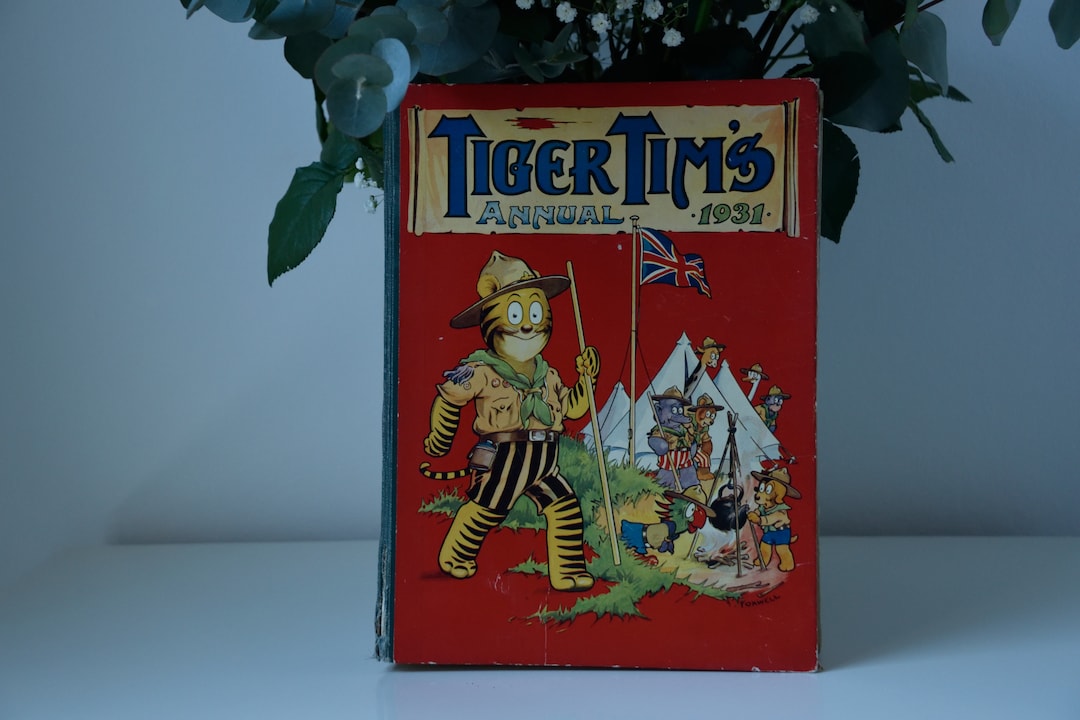 Vintage Children's Book, Tiger Tim's Annual 1931, Hardcover - Etsy