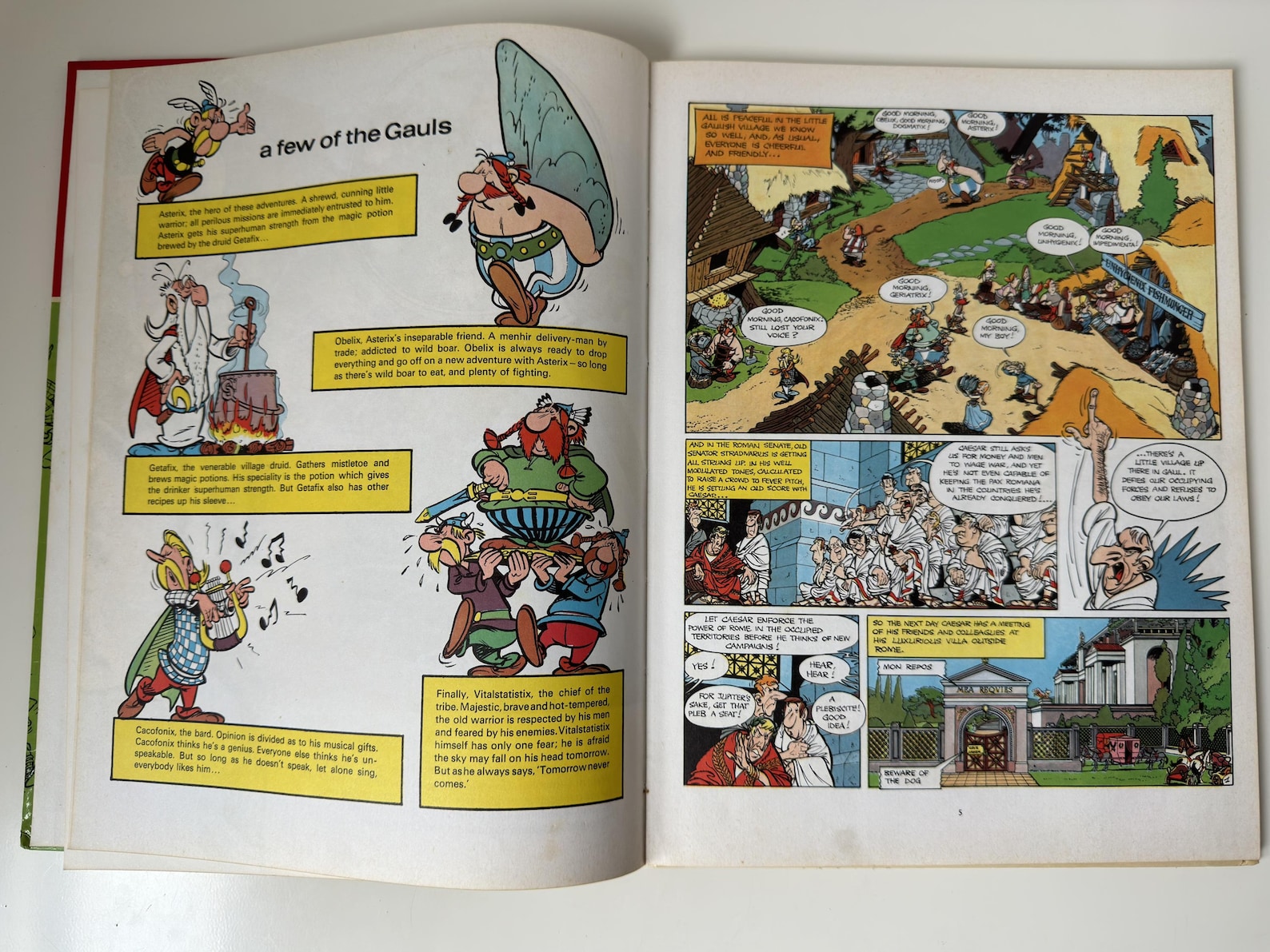 Asterix and the Roman Agent, First UK Edition, 1972 Hardcover - Etsy