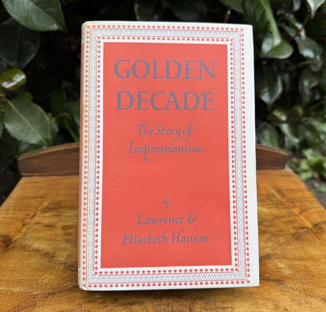 Golden Decade Impressionism Book: 1961 First Edition Hardcover - Etsy