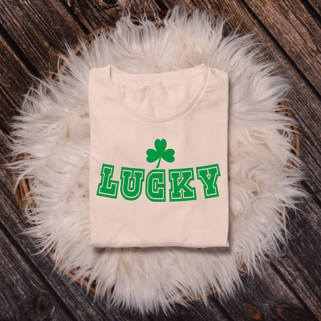 Lucky Rainbow Svg Irish Svg Shamrock Svg Digital Tshirt - Etsy UK