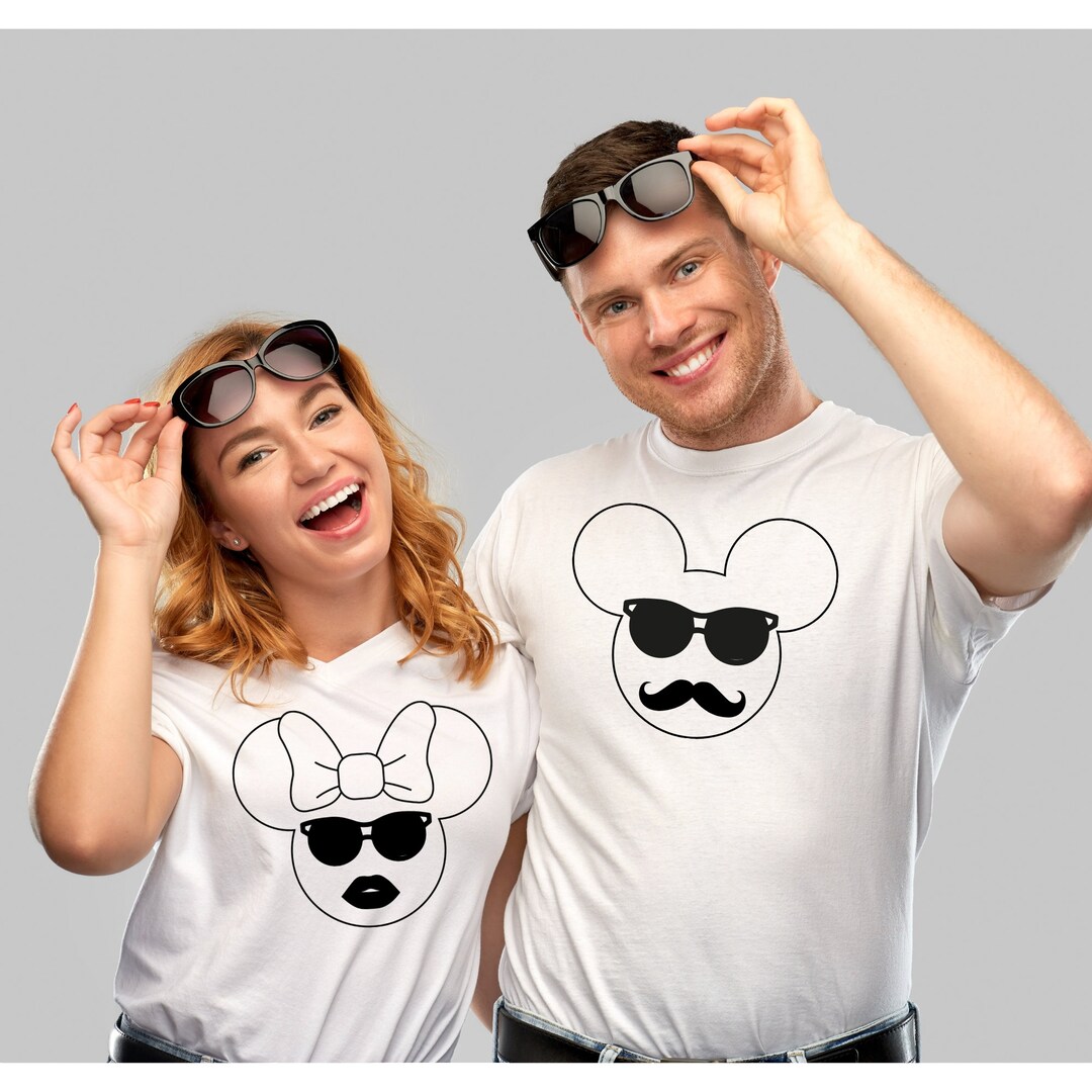 Minnie and Mickey SVG. PNG. Valentines Day Svg and Png. - Etsy