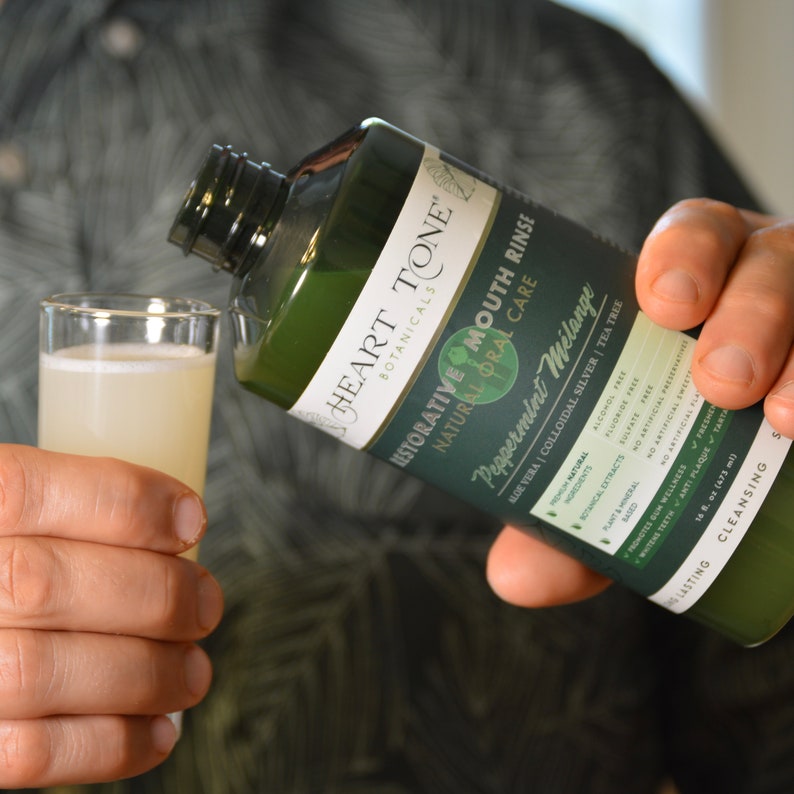 Natural Mouthwash Fluoride Free Alcohol Free | Colloidal Silver Aloe ...