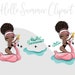 Pool Party Clipart Bundle Hello Summer Clipart, African American PNG ...