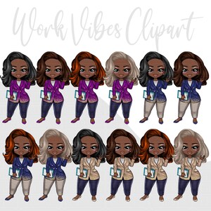 African American Teacher Clipart Bundle Back to School Clipart, Office ...