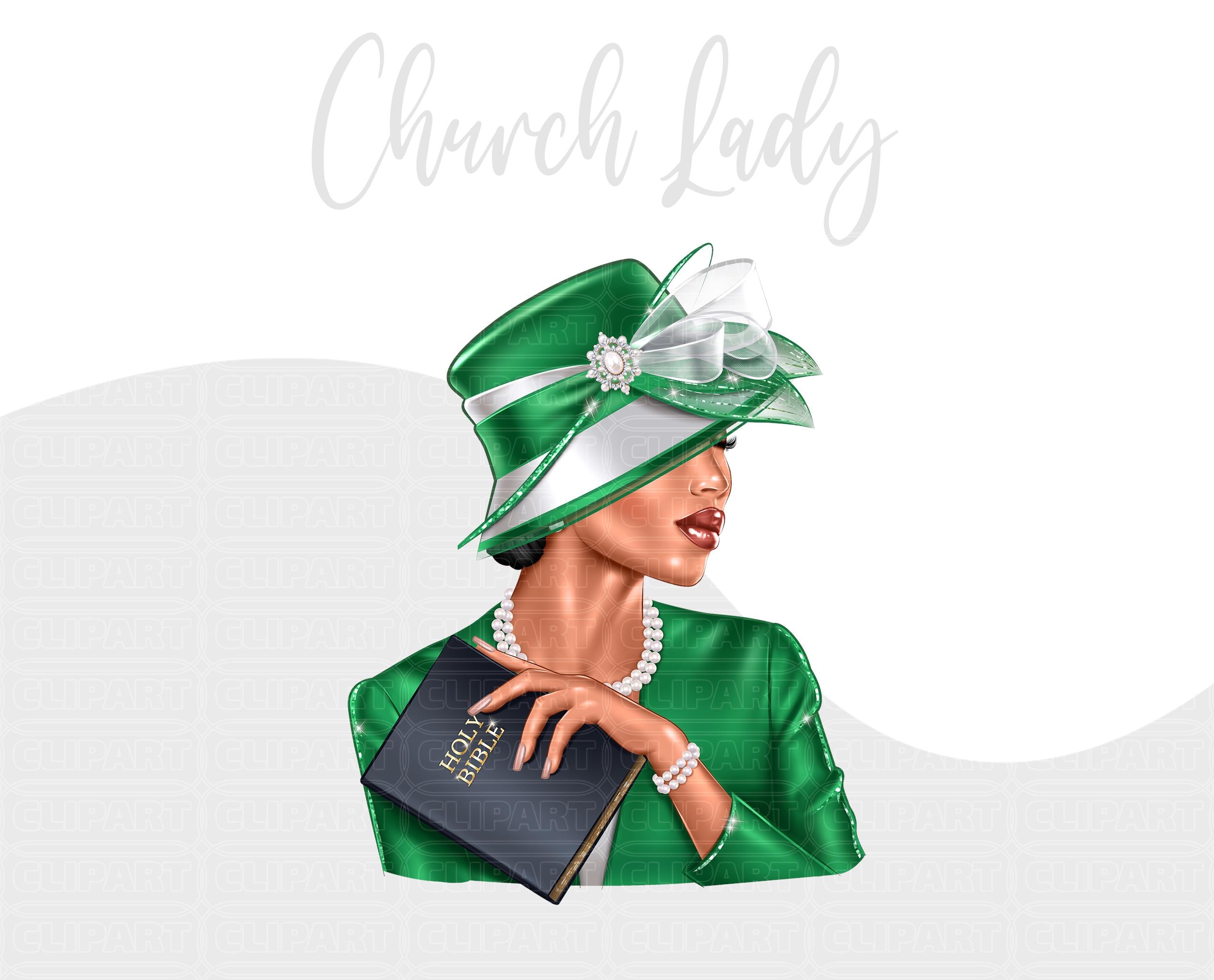 Church Lady Clipart Set - Christian Clipart, Prayer PNG, Bible Clip Art, Caucasian Woman Clipart ...