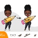 African American Teacher Clipart Bundle - Back to School Clipart, Best ...