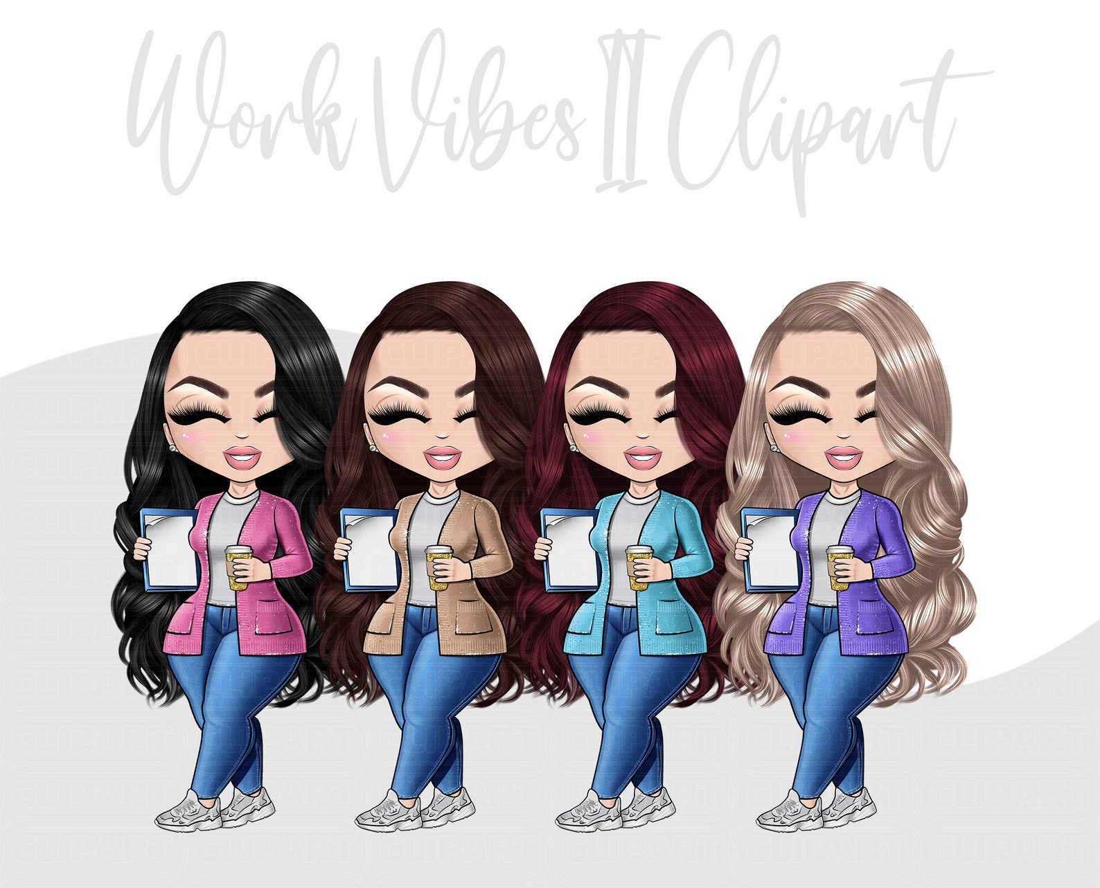 Coffee Break Clipart Bundle Teacher Clipart, Back to School Clipart ...