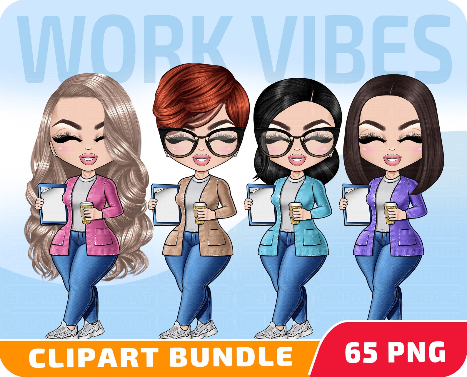 Coffee Break Clipart Bundle Teacher Clipart, Back to School Clipart ...