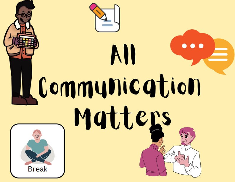 All Communication Matters Poster - Etsy